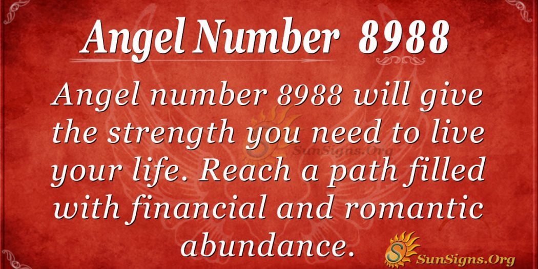 Angel Number 8988 Meaning: Financial Abundance - SunSigns.Org