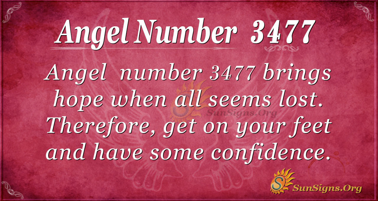 Angel Number 3477 Meaning: Control Your Life - SunSigns.Org