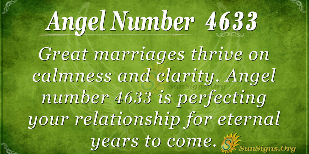 Angel Number 4633 Meaning: Great Marriage - SunSigns.Org