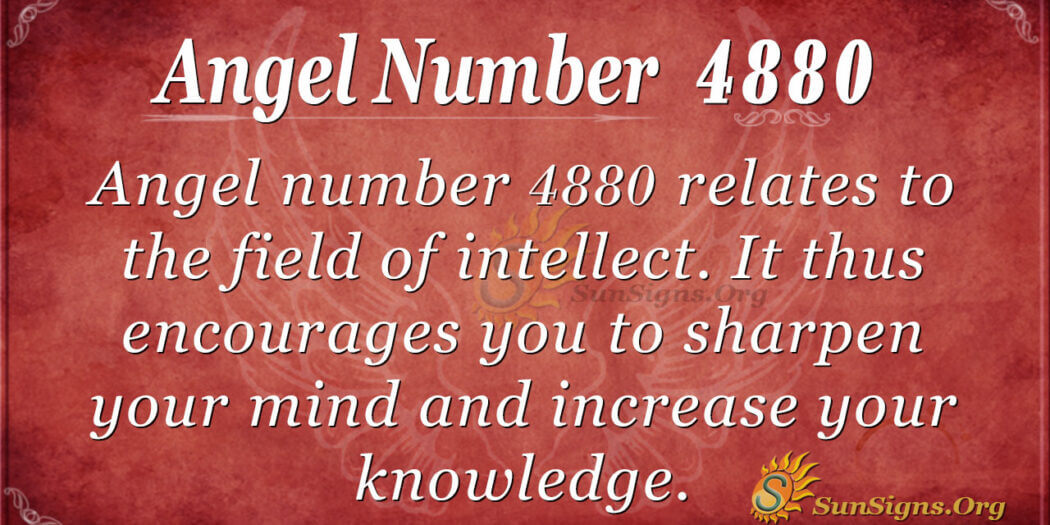 Angel Number 4880 Meaning: Intellect Is Crucial - SunSigns.Org