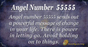 Angel Number 55555 Meaning: Positive Transformation - SunSigns.Org