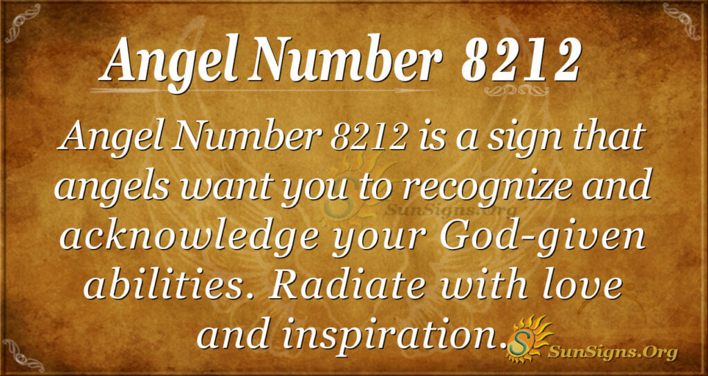 Angel Number 8212 Meaning: Guiding Your Energy | SunSigns.Org