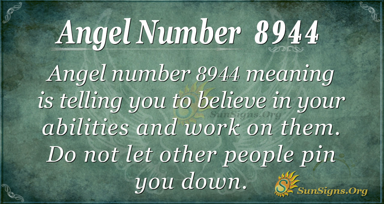 Angel Number 8944 Meaning : Build And Develop Yourself - SunSigns.Org
