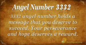 Angel Number 3332 Meaning: Perseverance And Hope - SunSigns.Org