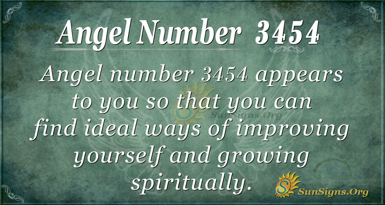 Angel Number 3454 Meaning: Guide To Self-Improvement - SunSigns.Org