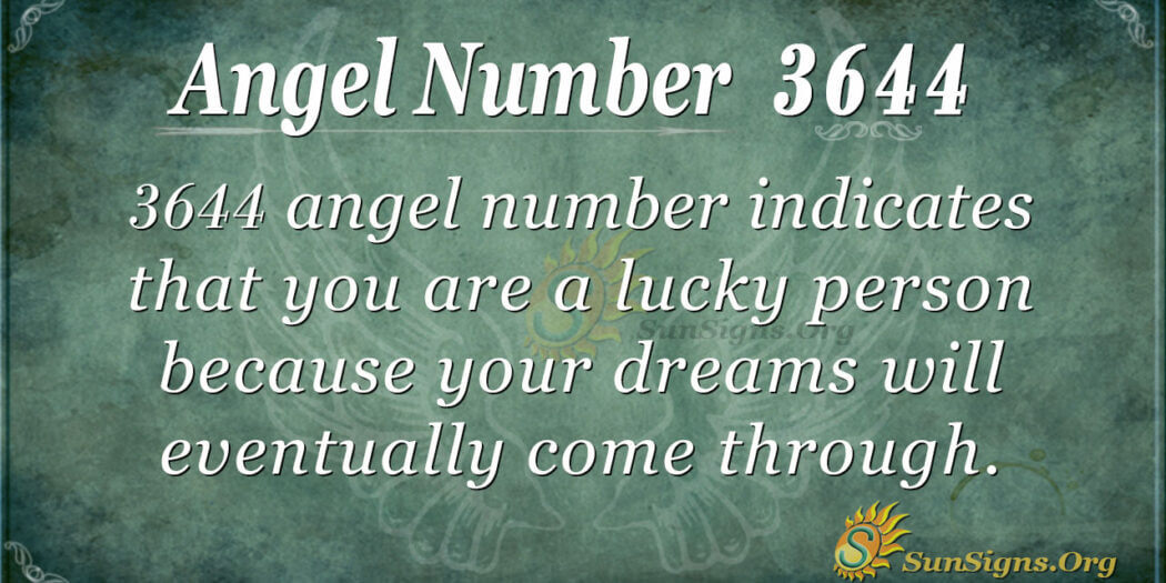 Angel Number 3644 Meaning: Trust And Confidence - SunSigns.Org