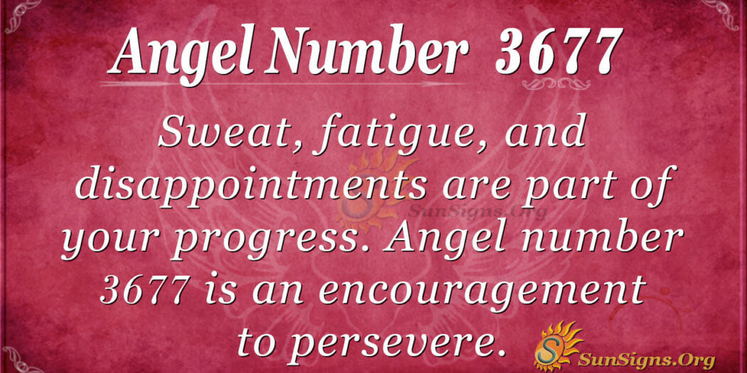Angel Number 3677 Meaning: Sweat And Fatigue - SunSigns.Org
