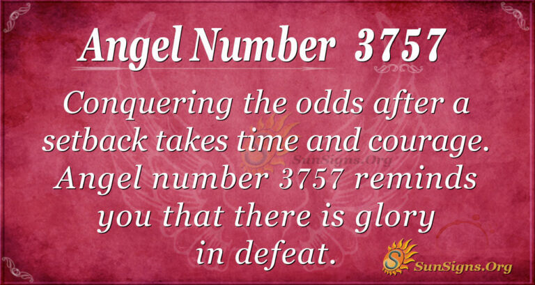 Angel Number 3757: Meaning: Glory In Defeat - SunSigns.Org