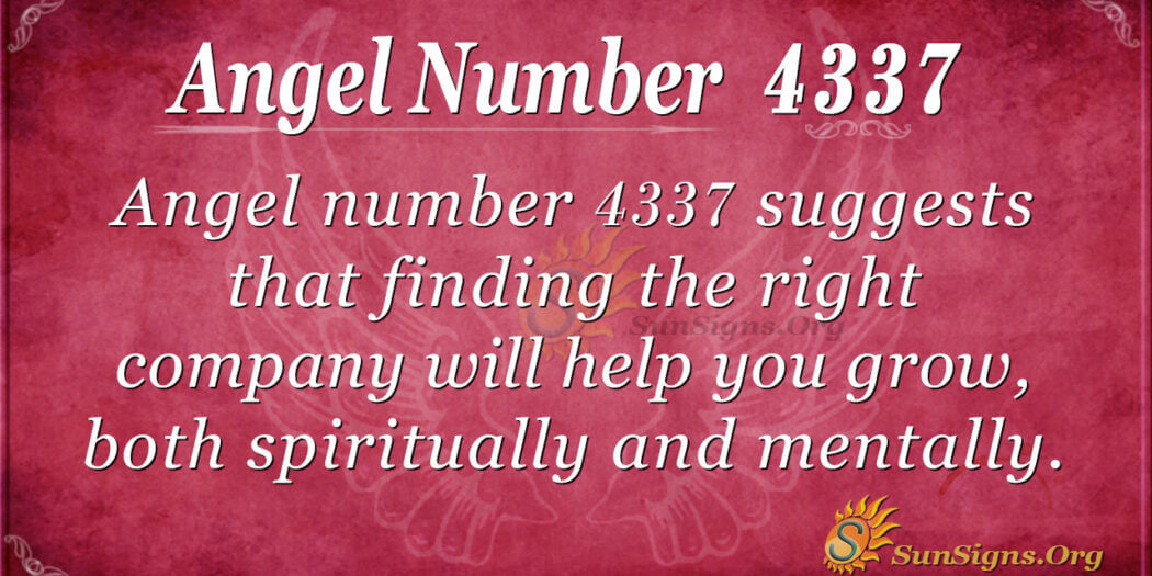 Angel Number 4337 Meaning: Angelic Guidance - SunSigns.Org