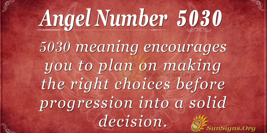 Angel Number 5030 Meaning: Trusting In Divine Light - SunSigns.Org