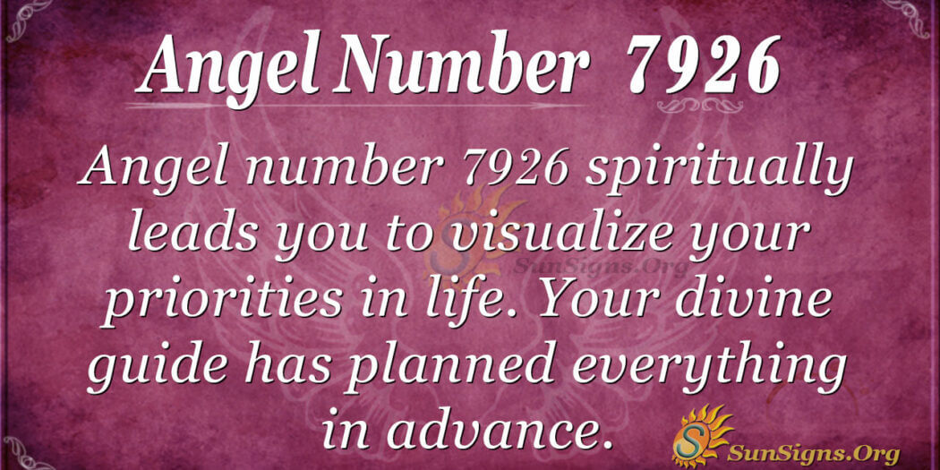 Angel number 7926: Take a cue and learn to turn the tide