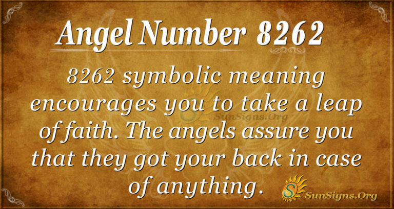 Angel Number 8262 Meaning: Angelic Presence - SunSigns.Org