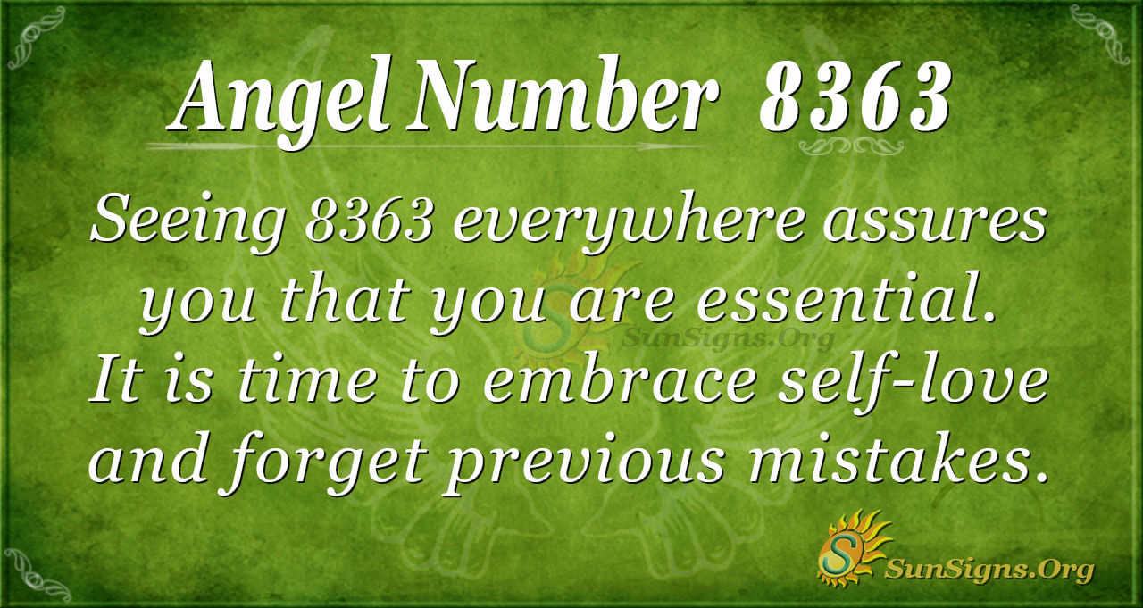 Angel Number 8363 Meaning: Know Your Value - SunSigns.Org