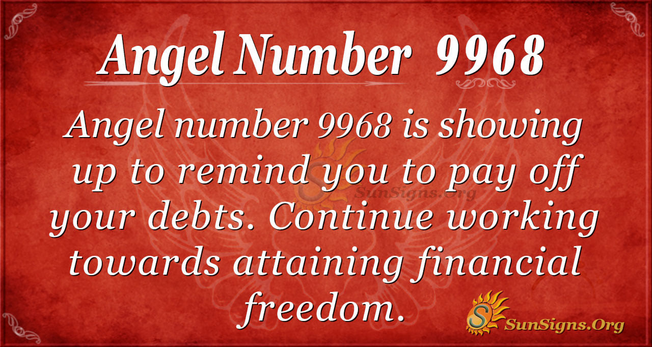 Angel Number 9968 Meaning - Set Goals - SunSigns.Org