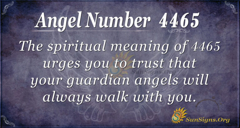 Angel Number 4465 Meaning: Welcome New Beginnings - SunSigns.Org