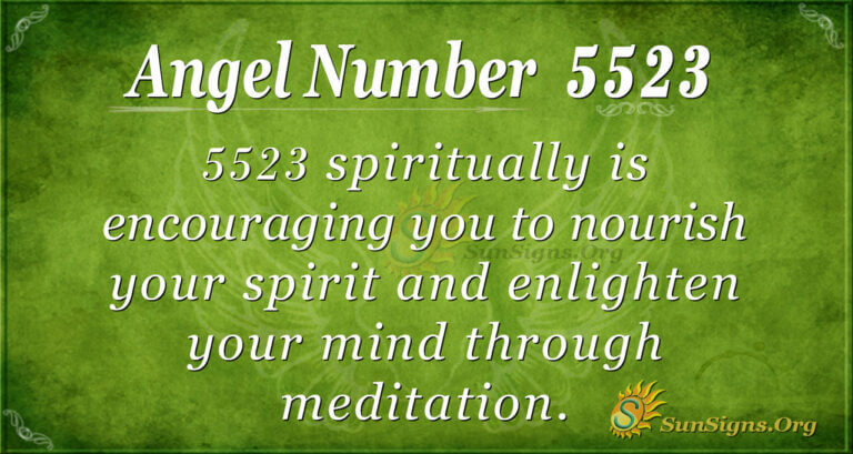 Angel Number 5523 Meaning: Balance Is Everything In Life - SunSigns.Org