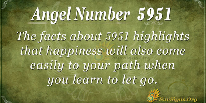 Angel Number 5951 Meaning: Living Your Truth - SunSigns.Org