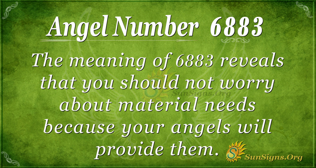 Angel Number 6883 Meaning - Using Your Sixth Sense - SunSigns.Org
