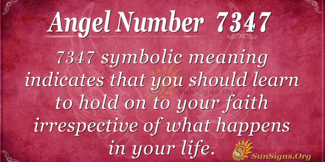 Angel Number 7347 Meaning: Angelic Healing - SunSigns.Org