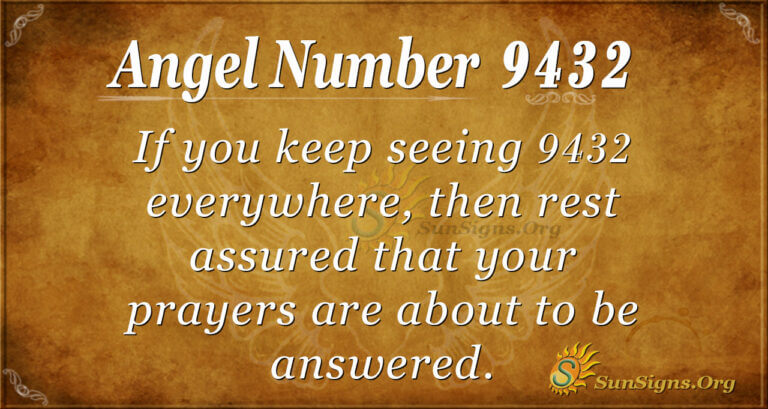 Angel Number 9432 Meaning: Spiritual Practice - SunSigns.Org