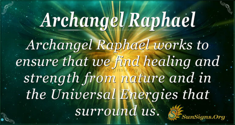 Archangel Raphael - The Angel Of Healing - SunSigns.Org