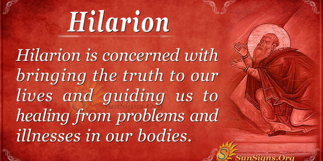 Hilarion - The Teacher Of Everlasting Truth - SunSigns.Org