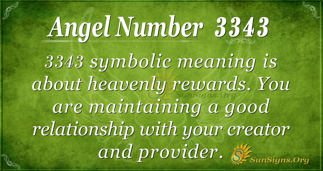 Angel Number 3343 Meaning: Positive Results - SunSigns.Org