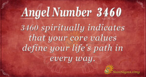 Angel Number 3460 Meaning: Core Personal Values - SunSigns.Org