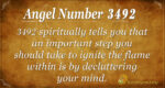 Angel Number 3492 Meaning: Igniting Within - SunSigns.Org