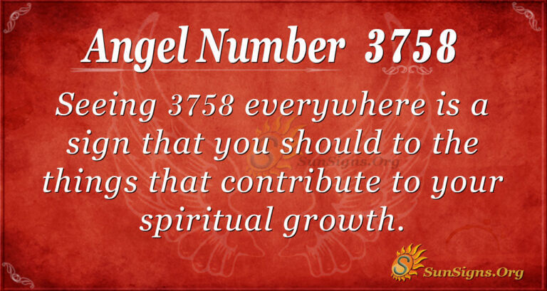 Angel Number 3758 Meaning: Strong Spiritual Connections - SunSigns.Org