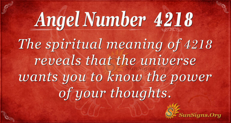 Angel Number 4218 Meaning: Care And Love For Others - SunSigns.Org