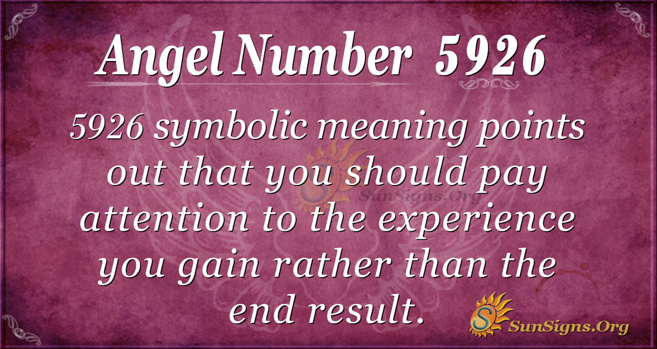Angel Number 5926 Meaning: Path To Growth - SunSigns.Org