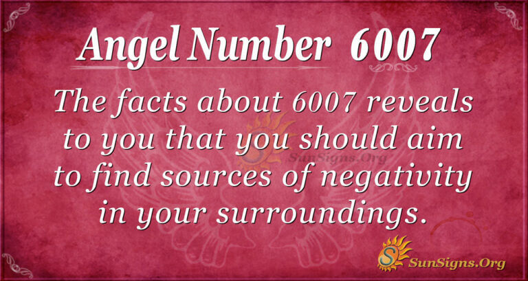 Angel Number 6007 Meaning: Quit Negative Thinking - SunSigns.Org