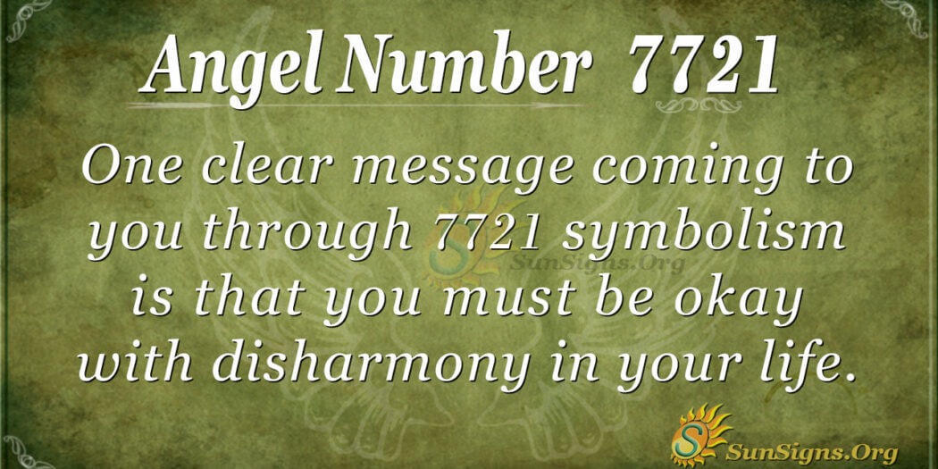 Angel Number 7721 Meaning: A Balanced Life - SunSigns.Org