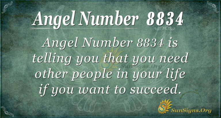 Angel Number 8834 Meaning: Accept Other People's Help - SunSigns.Org