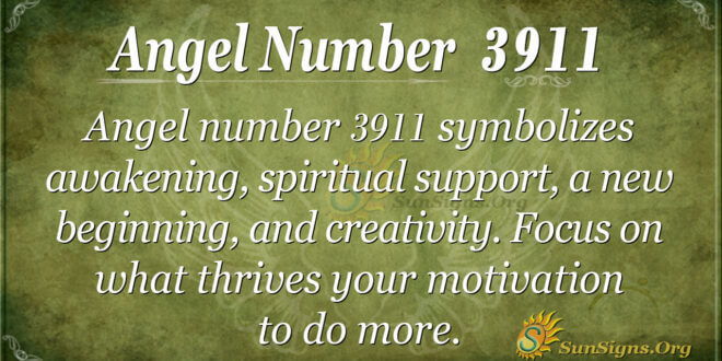 Angel Number 3911 Meaning: Rising Above Your Limits - SunSigns.Org