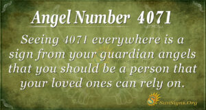 Angel Number 4071 Meaning: Care For Your Loved Ones - SunSigns.Org