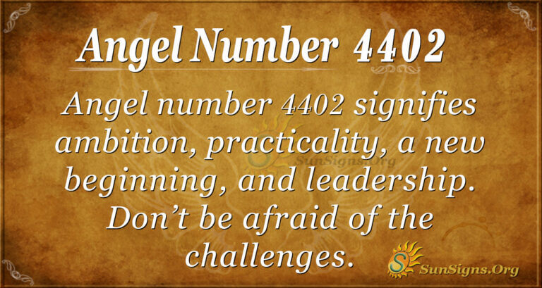 Angel Number 4402 Meaning: Sailing Through Challenges - SunSigns.Org