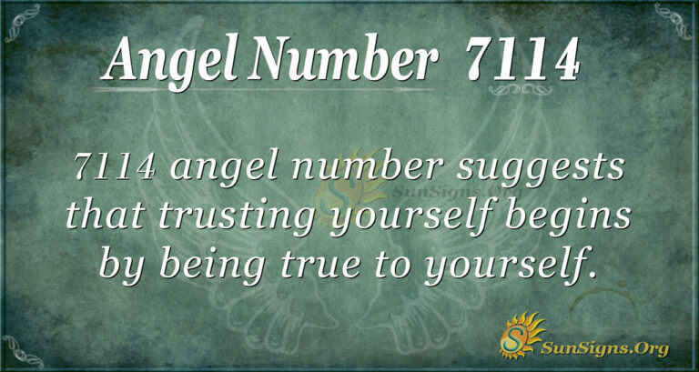 Angel Number 7114 Meaning: Trusting Yourself - SunSigns.Org