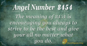 Angel Number 8454 Meaning: A Sign Of Improvement - SunSigns.Org