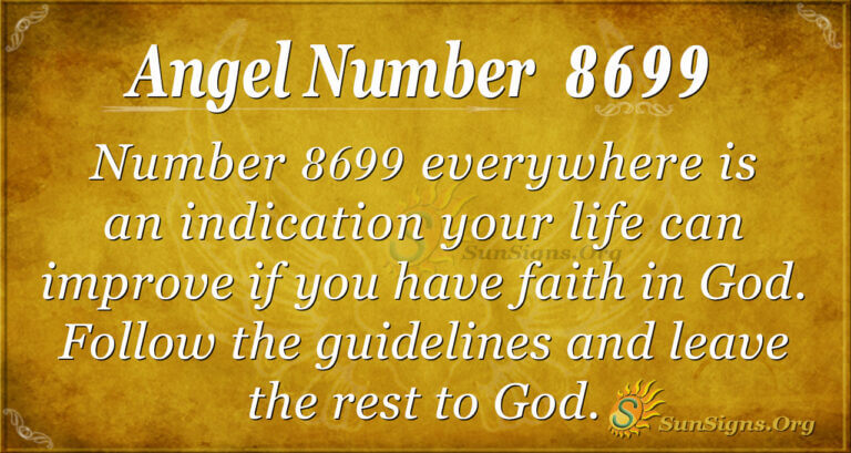 Angel Number 8699 Meaning: Never Despair - SunSigns.Org