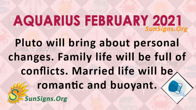 Aquarius February 2021 Monthly Horoscope Predictions - SunSigns.Org