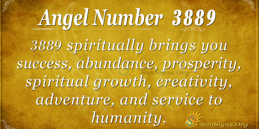Angel Number 3889 Meaning: Abundancy And Fulfilment - SunSigns.Org