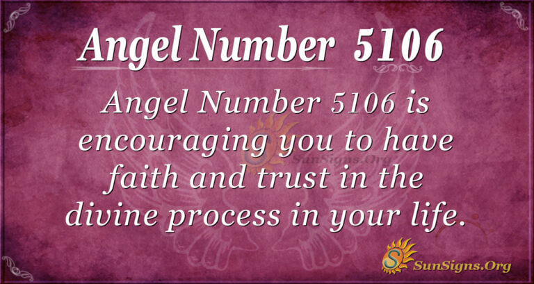 Angel Number 5106 Meaning: Trust In Everything Divine - SunSigns.Org