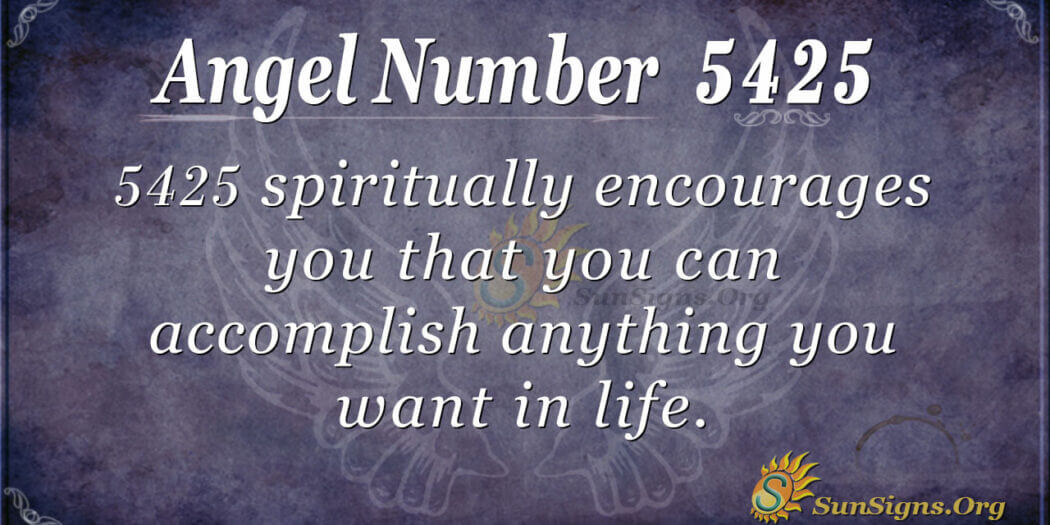 Angel Number 5425 Meaning: Hold Yourself Accountable - SunSigns.Org