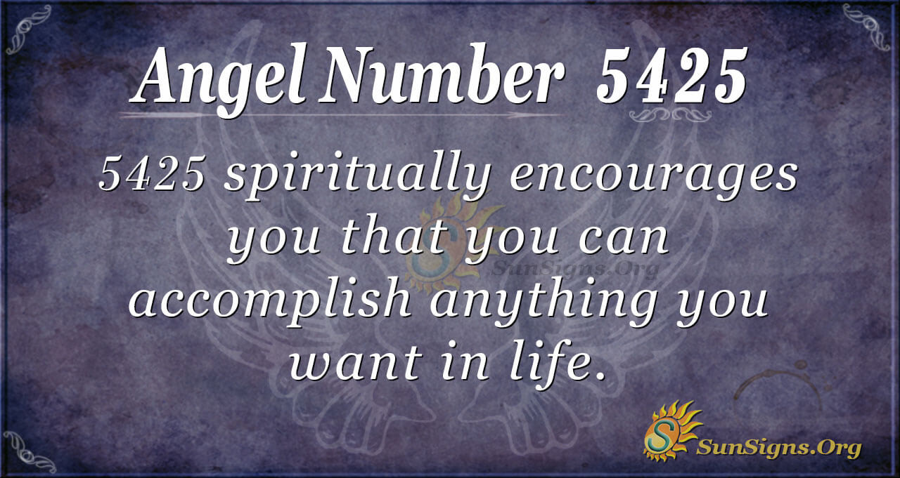 Angel Number 5425 Meaning: Hold Yourself Accountable - SunSigns.Org