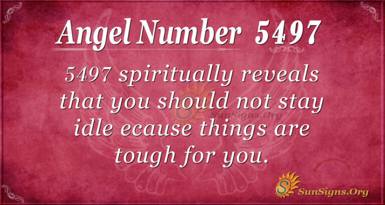 Angel Number 5497 Meaning: Hard Times Will End - SunSigns.Org