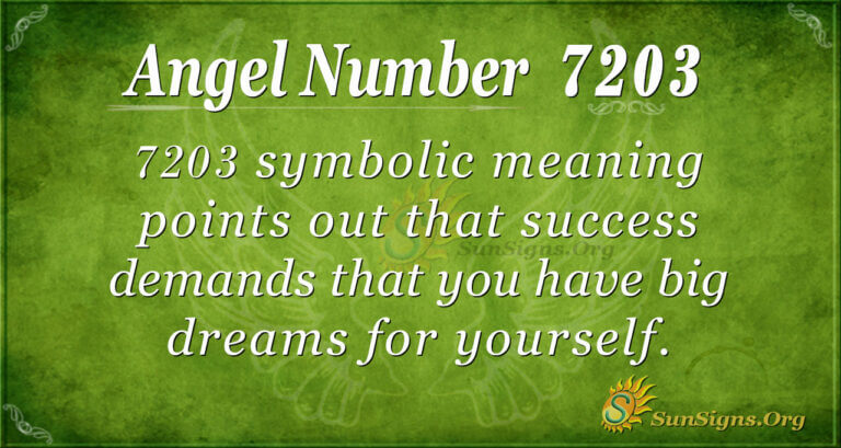 Angel Number 7203 Meaning: Attracting Success - SunSigns.Org