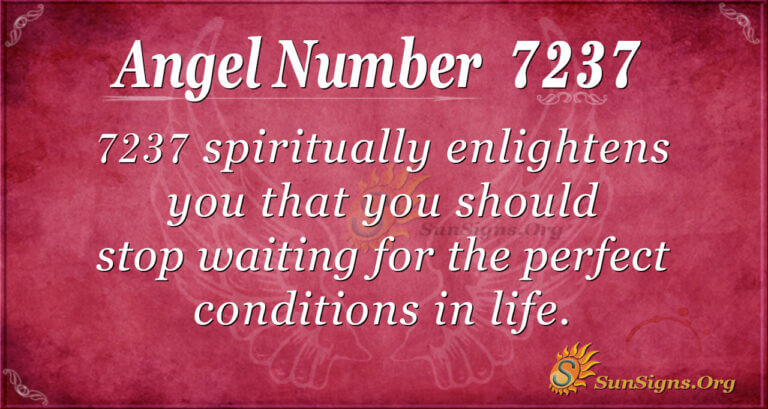 Angel Number 7237 Meaning: Take Action Now - SunSigns.Org