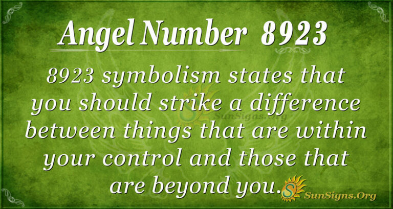 Angel Number 8923 Meaning: Stop Worrying, Find Peace - SunSigns.Org
